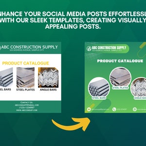 Social Media Post Templates for Construction Supply Businesses ...