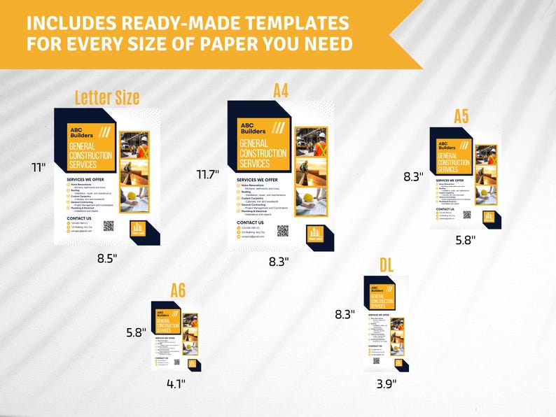 Flyer Templates for Contractors | Contractor Flyer | General ...