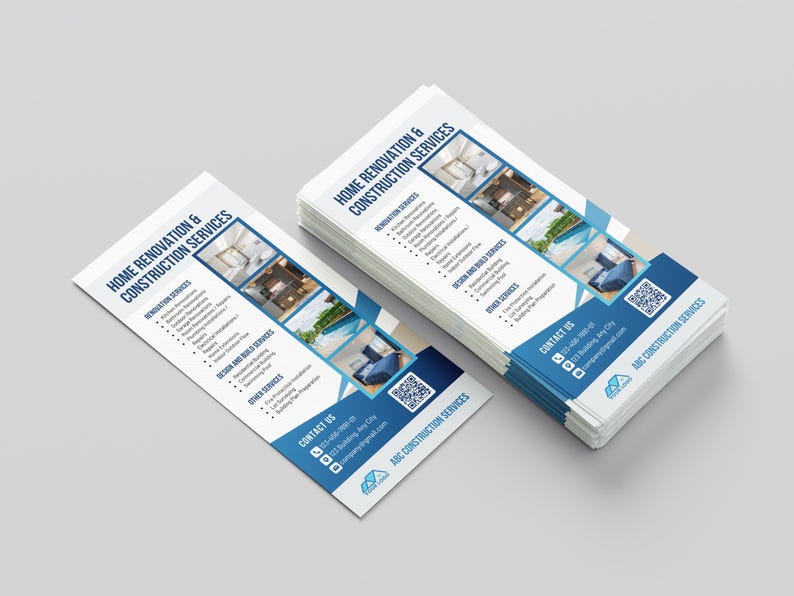 Flyer Templates for Contractors | Contractor Flyer | Home Renovation ...