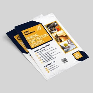 Flyer Templates for Contractors | Contractor Flyer | General ...