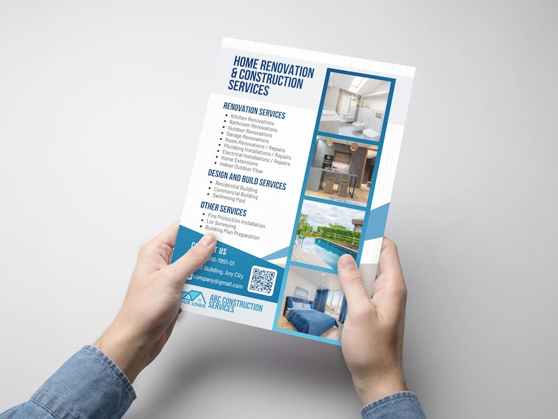 Flyer Templates for Contractors | Contractor Flyer | Home Renovation ...