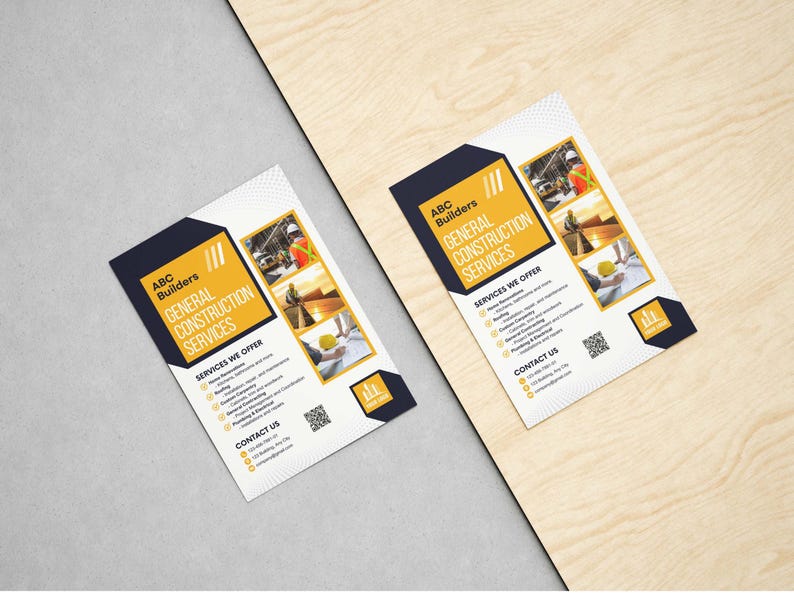 Flyer Templates for Contractors | Contractor Flyer | General ...
