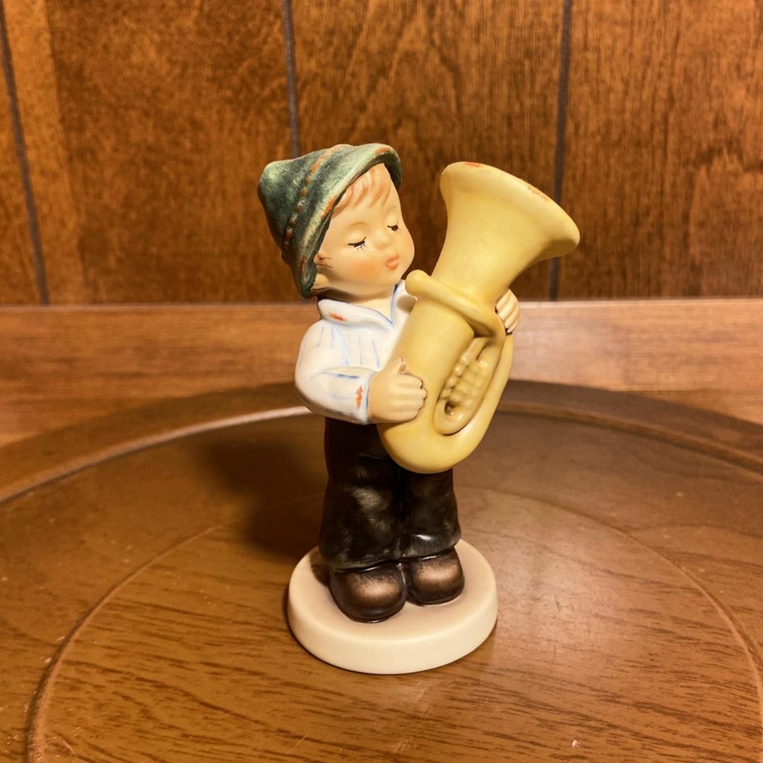 Rare Hummel Figurine "spring Tune" TMK-8 – Vintage Goebel Germany Boy ...
