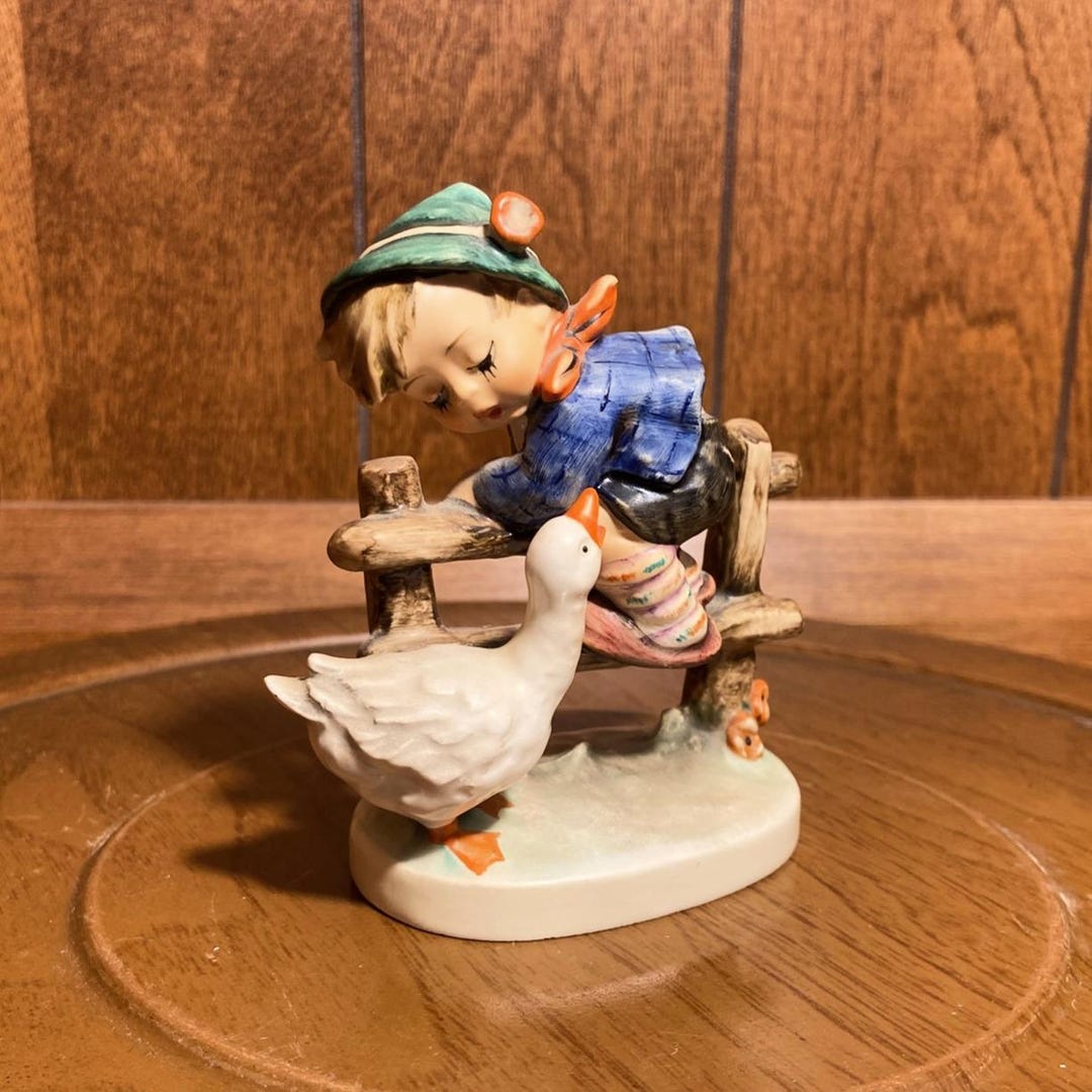 Vintage Goebel Hummel Figurine "barnyard Hero" TMK-6 – Boy With Goose ...