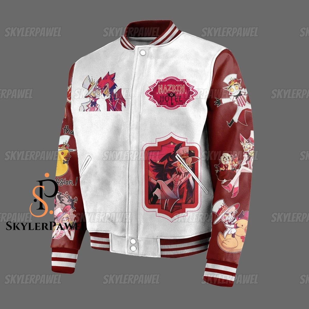 Lucifer Hazbin Hotel Baseball Jacket, Lucifer Hazbin Hotel Jacket ...
