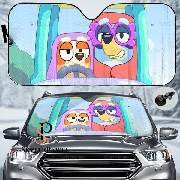 Bluey Car Sunshade - Etsy