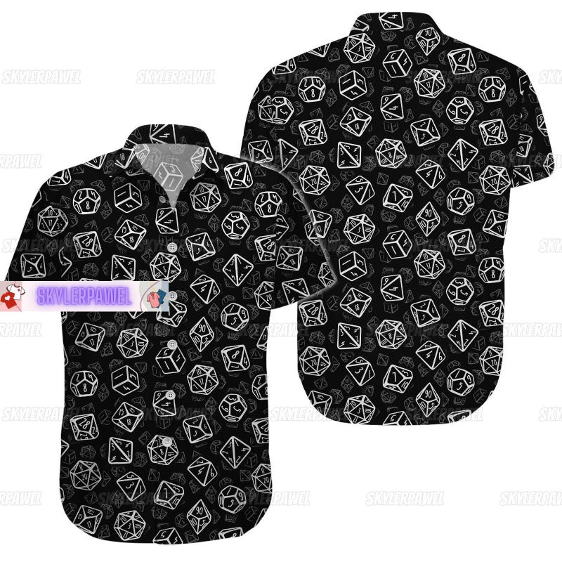 Dnd Button Down Women - Etsy