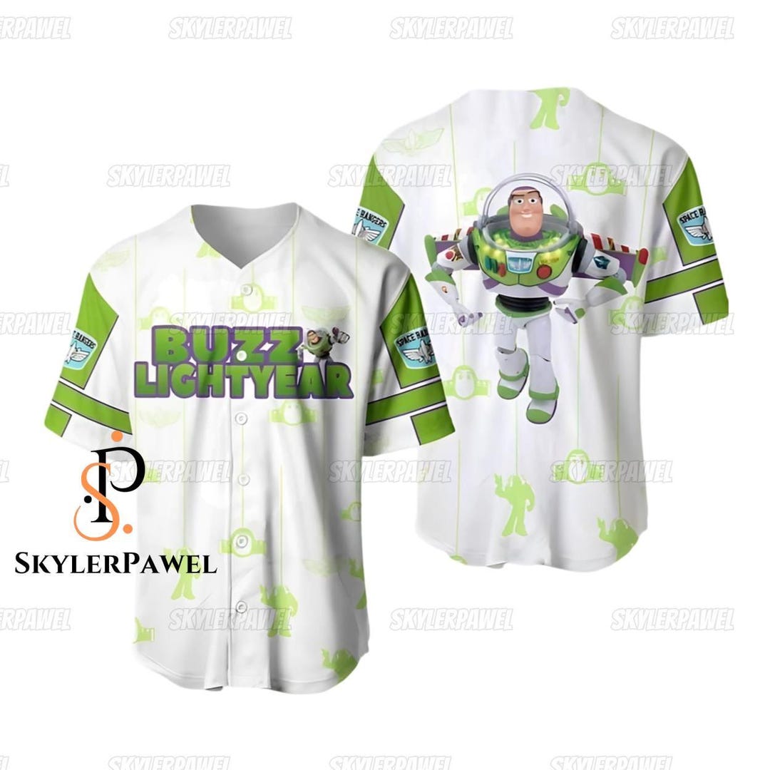 Buzz Lightyear Baseball Jersey, Buzz Lightyear Shirt, Buzz Lightyear ...
