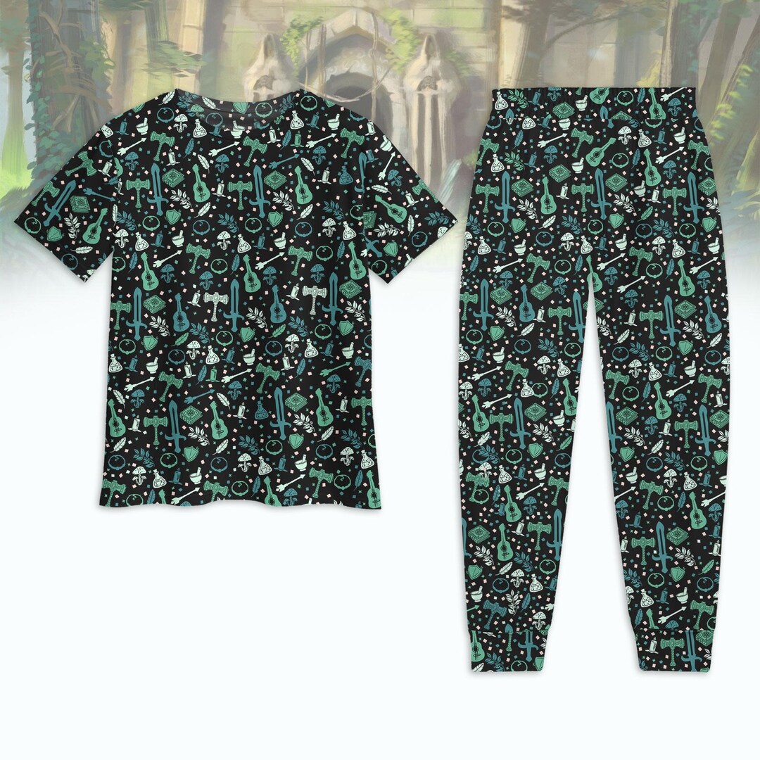 Dnd Tshirt and Pant Set, Dungeons and Dragons Shirt, Dnd Pajamas Pant ...