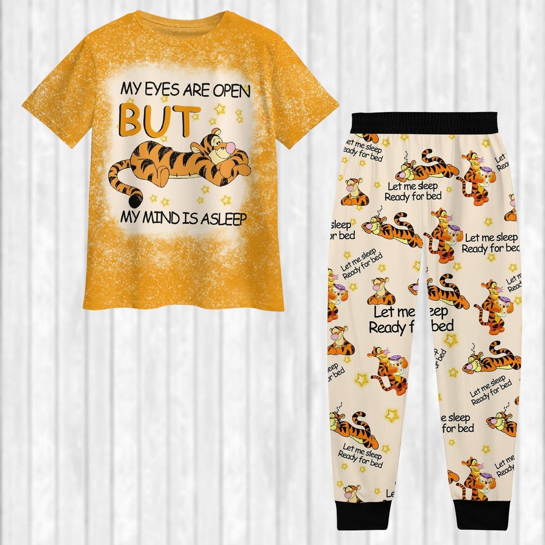 Christmas Tigger Pajamas Set, Tigger T-shirt and Pants, Winnie the Pooh ...
