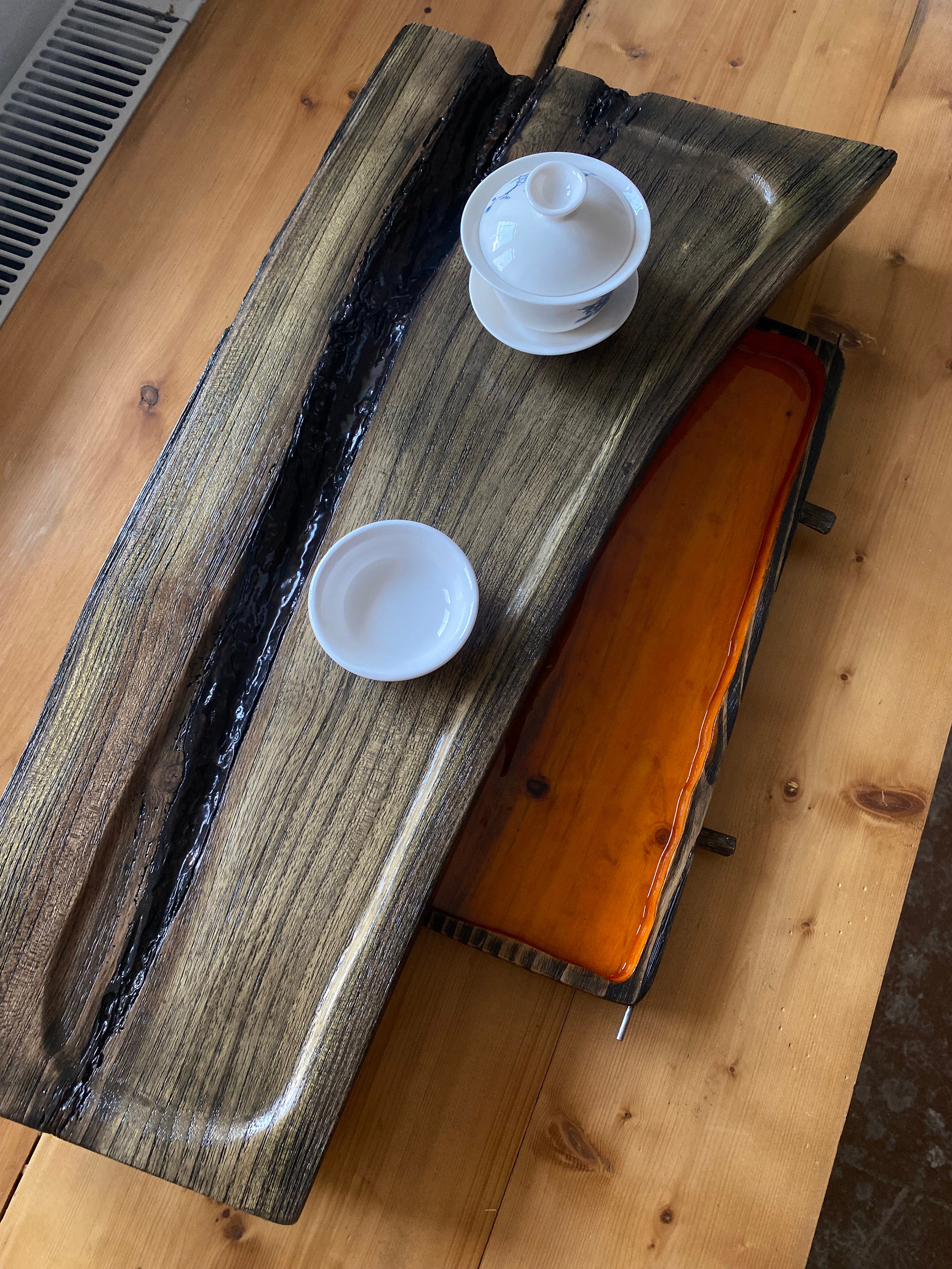 Chinese Tea Table chaban With Wooden Tray One Piece of Wood - Etsy
