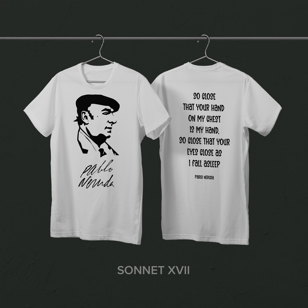 Pablo Neruda Sonnet XVII - Etsy