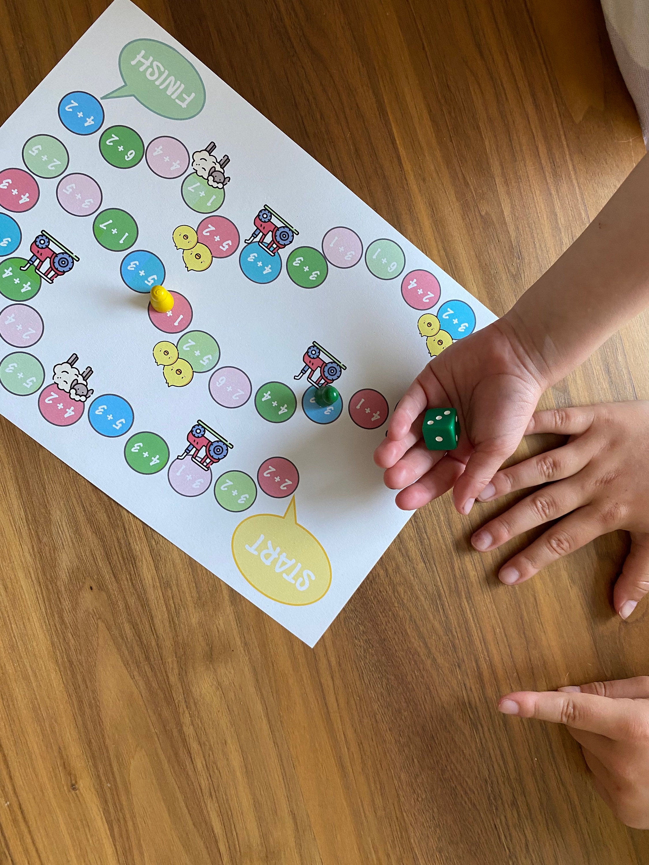 Math Game Basic Addition 2 - Etsy