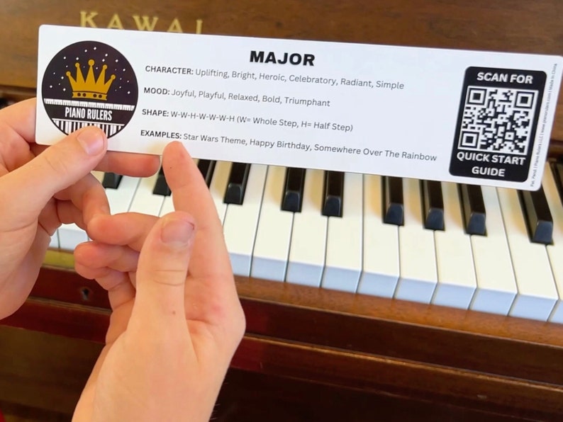 Piano Rulers - Music Theory Tool for Beginner Piano Students | Learn ...