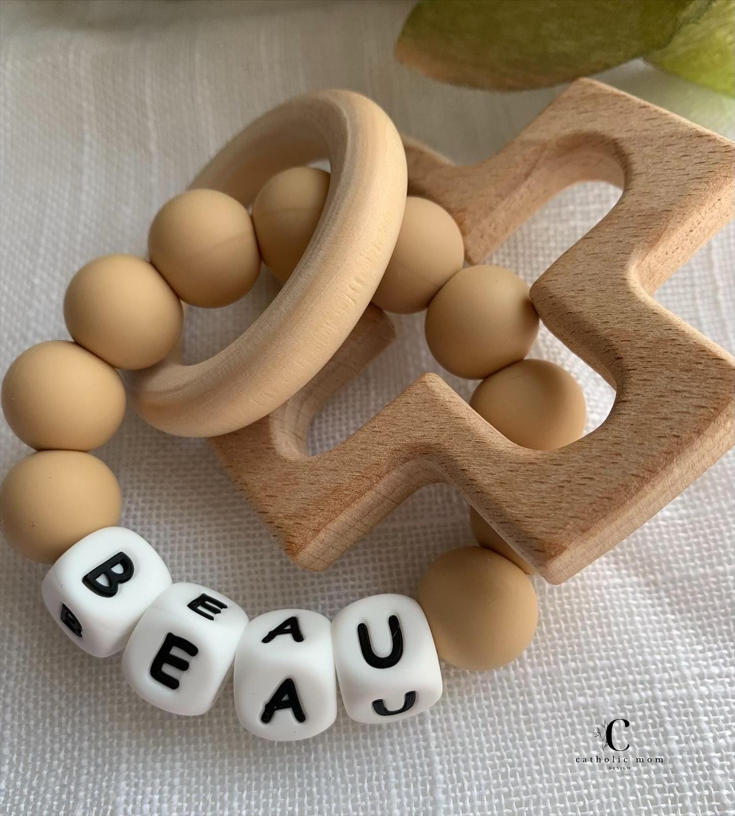 Baptism Gift: Personalized Silicone Rosary for Boys, Girls, Christening ...