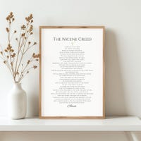 Nicene Creed Card - Etsy