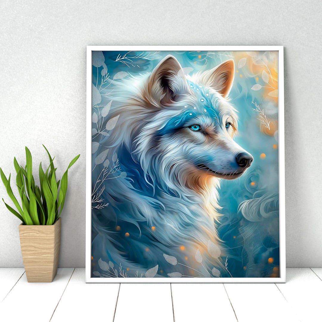 Paint by Numbers. Animal Wolf. DIY Kit for Adult. Paint It Yourself ...