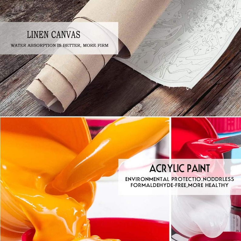 Astronaut Paint by Numbers. Magical Alien World. DIY Kit for Adult ...