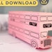 Printable Double Decker Paper Model, Double-decker DIY, English Bus ...