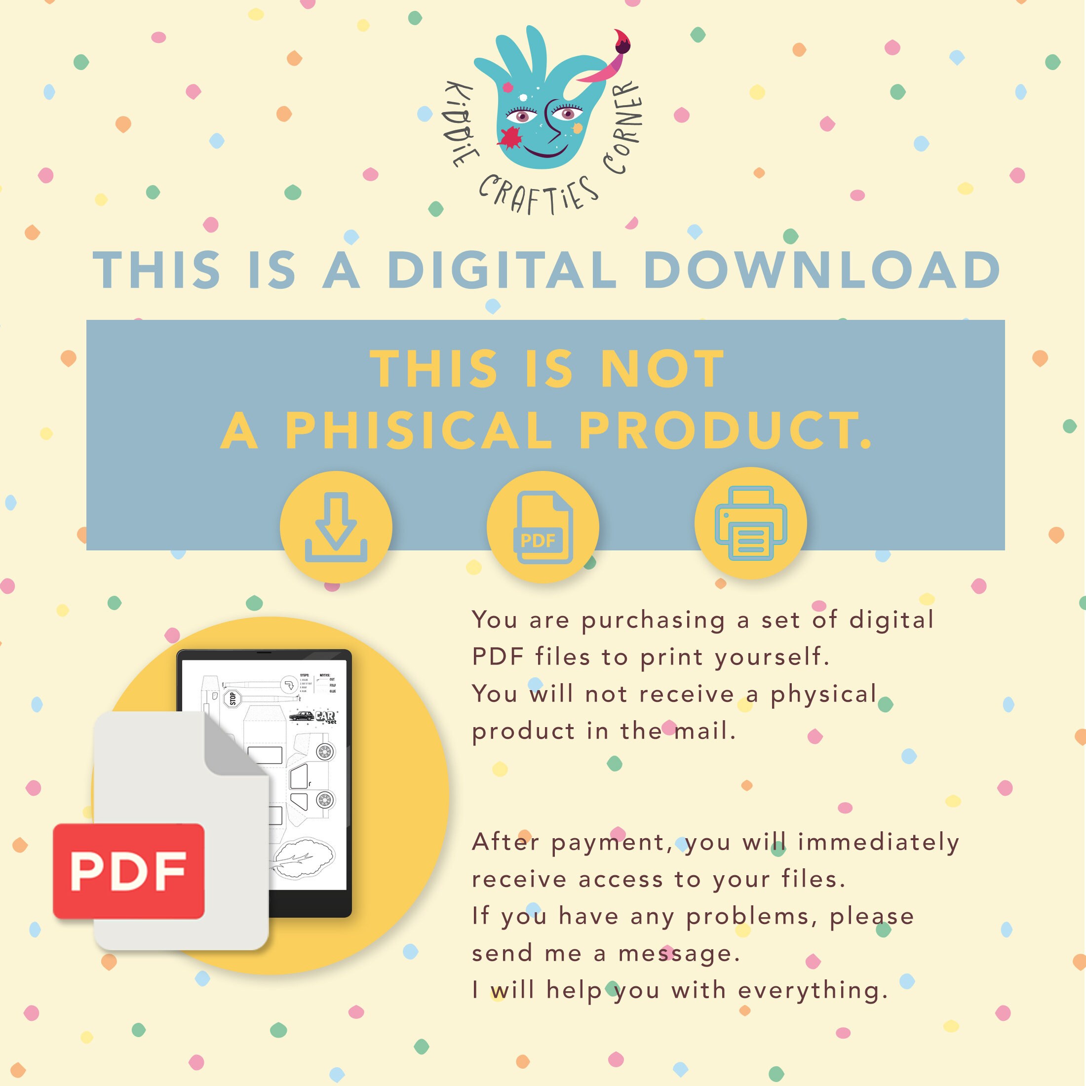 Paper Farm Kit DIY Printable Farm Toy, Farm DIY Craft for Kids, Paper ...