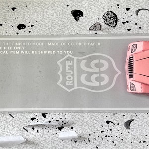 Printable Lorry Model, Paper Toy Lorry, Paper Truck DIY, American Lorry ...