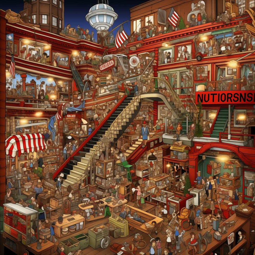 Poster Hidden Object Picture for Children Digital Download Picture Game ...