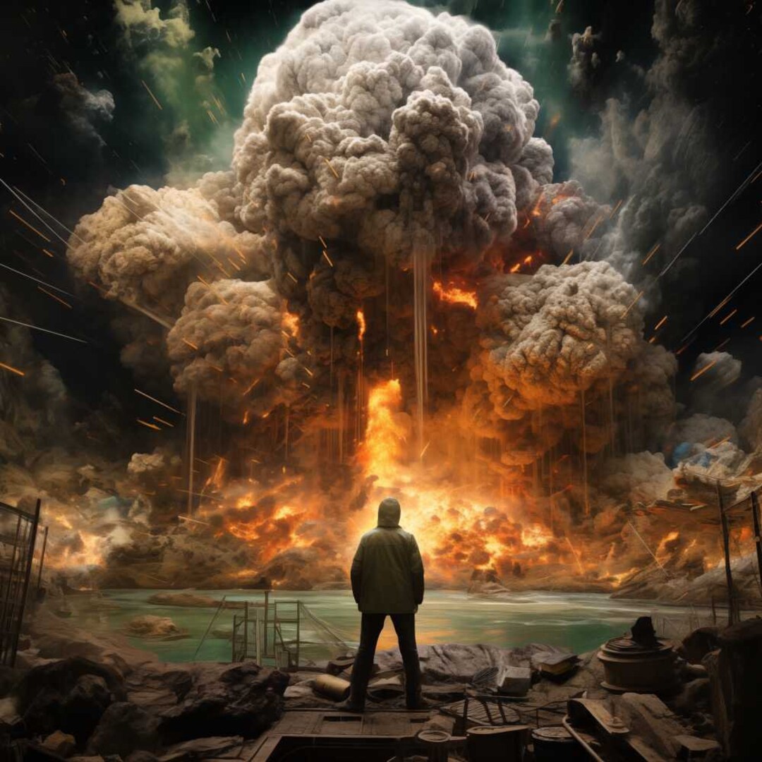 Poster Explosion Digital Download Image Wall Decoration Art - Etsy