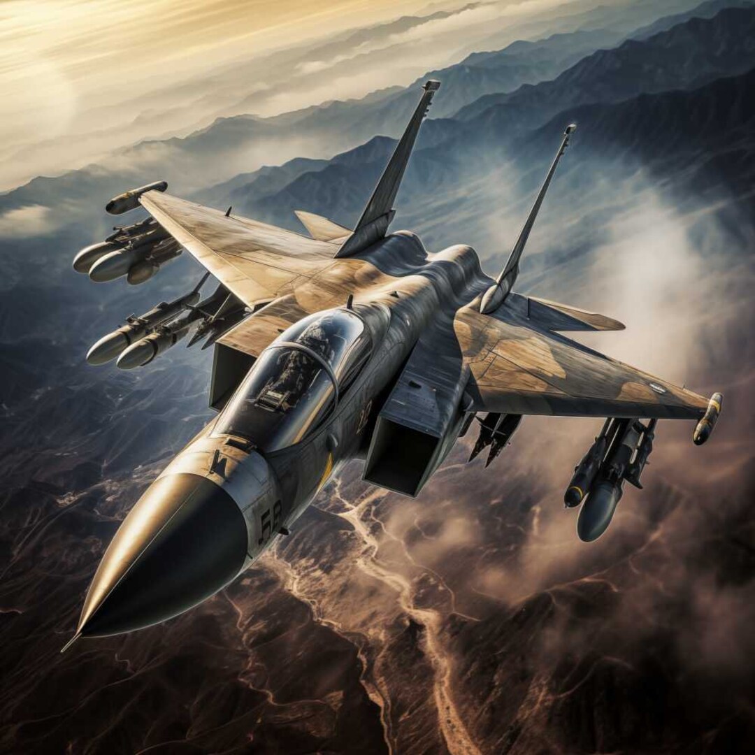 Poster Fighter Jet Digital Download Image Wall Decor Art - Etsy