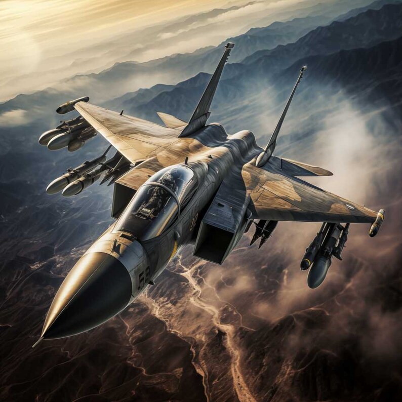 Poster Fighter Jet Digital Download Image Wall Decor Art - Etsy