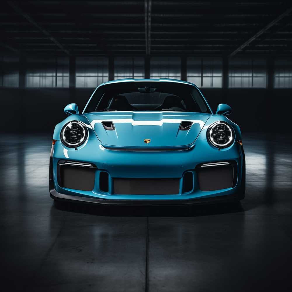 Poster Porsche 911 992 GT3 RS Baby Blue Digital Download Image Wall ...