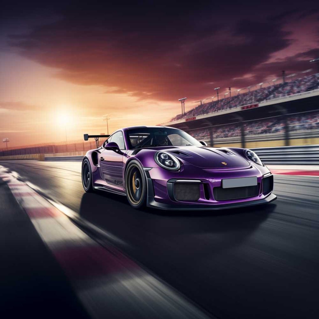 Poster Porsche 911 992 GT3 RS Race Track Digital Download Image Wall ...