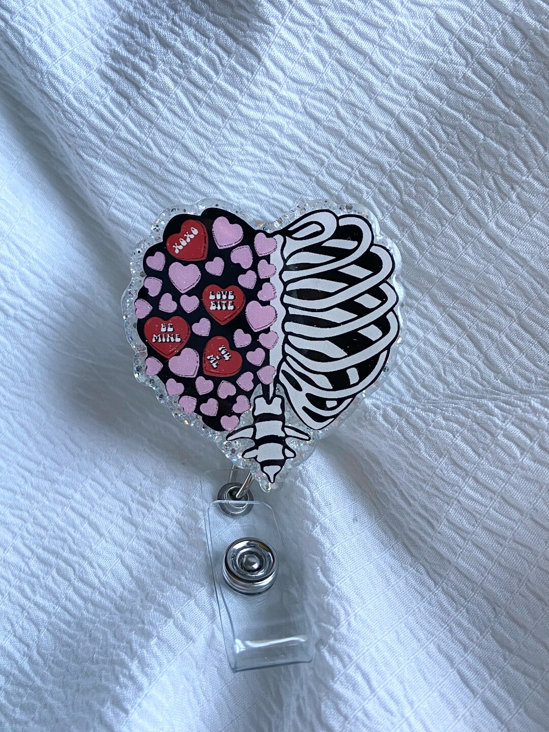 You Stole My Heart Badge Reel - Etsy