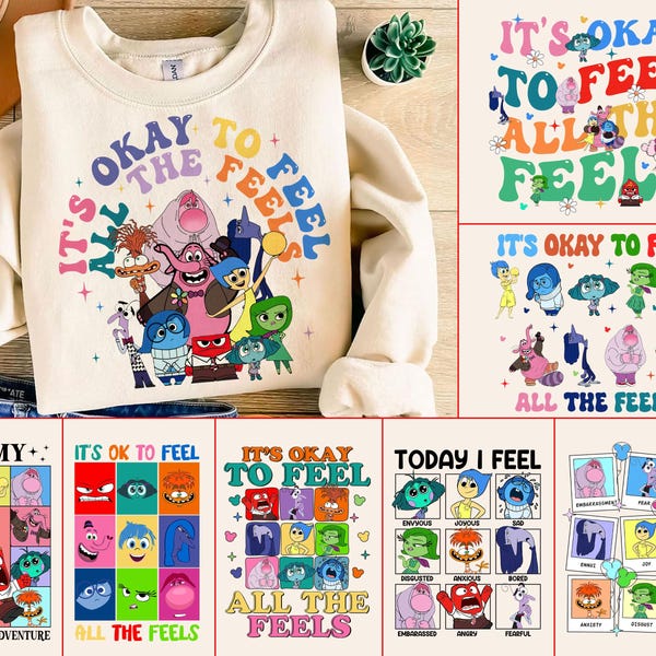 Its Ok to Feel All the Feels Svg - Etsy