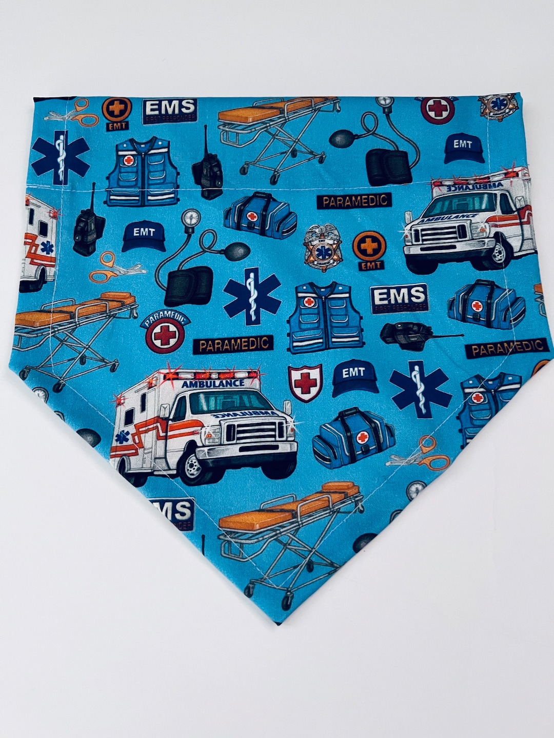 Medical EMS Dog Bandana Personalized Ambulance Paramedics - Etsy