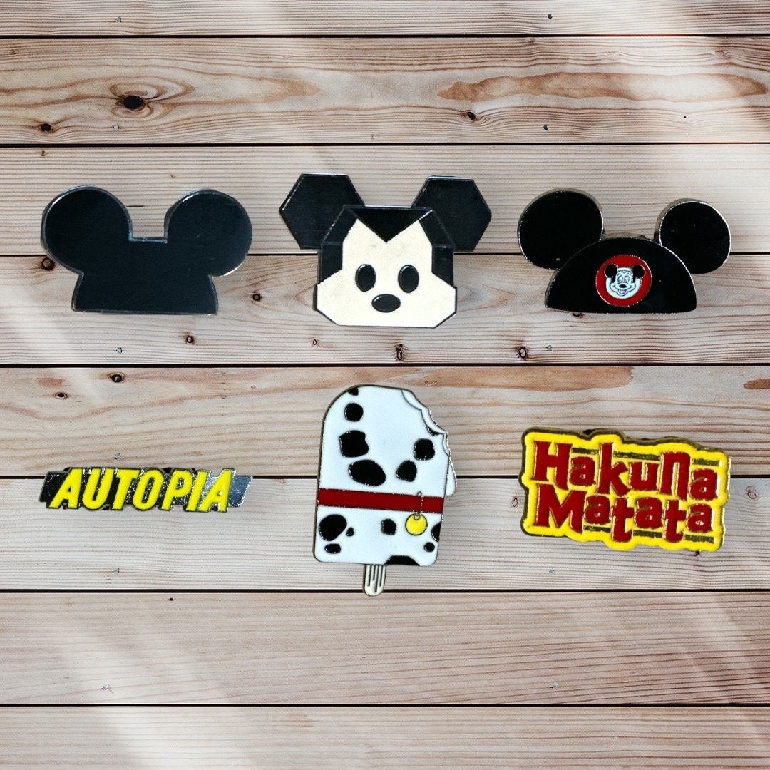 Disney Trading Pins 101 Dalmatians Autopia Origami Mickey Lion King ...