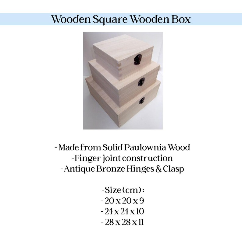 Personalised Large Engraved Wedding Wooden Memory Box Gift for Newly ...