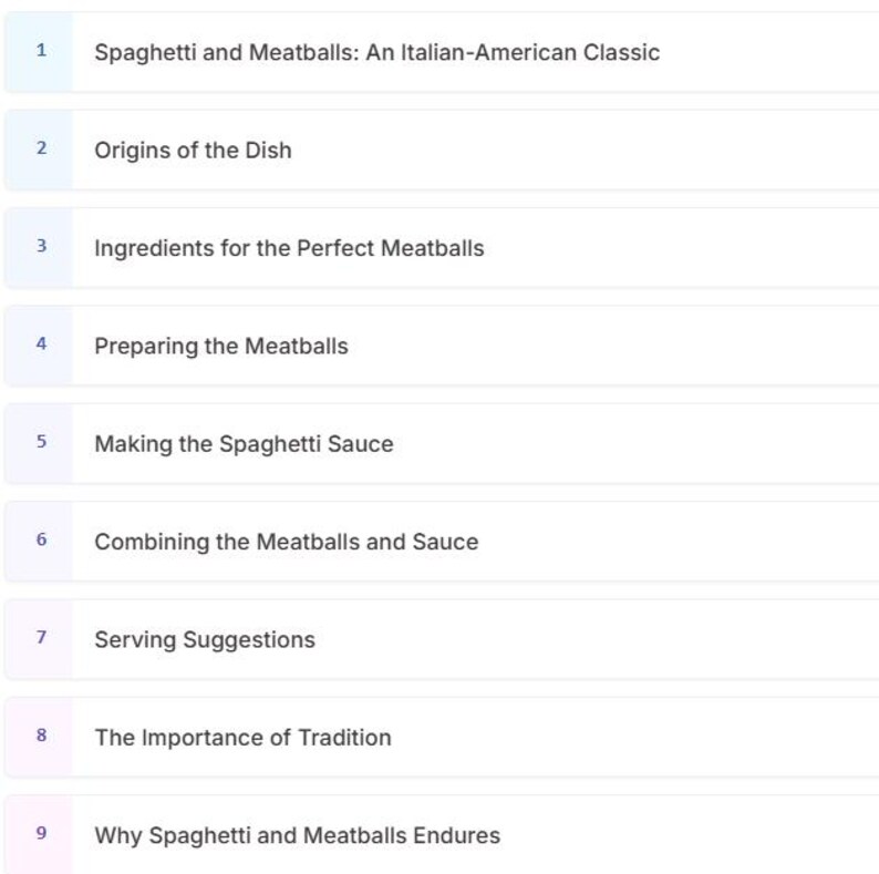 Spaghetti Meatballs Recipe: Classic Italian-american Cooking Guide (PDF ...