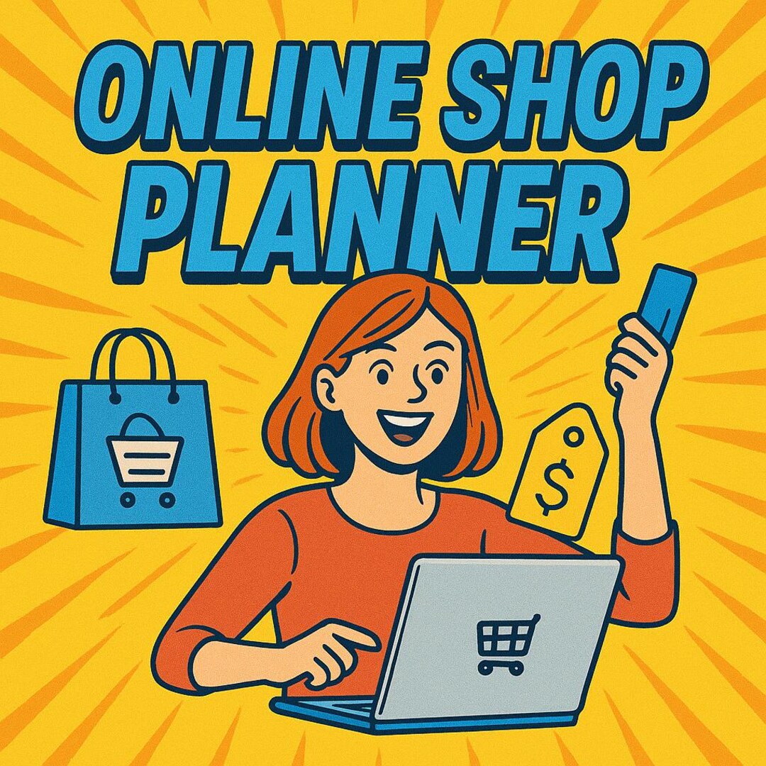 Online Shop Planner Printable: Ecommerce Business Organizer (PDF ...