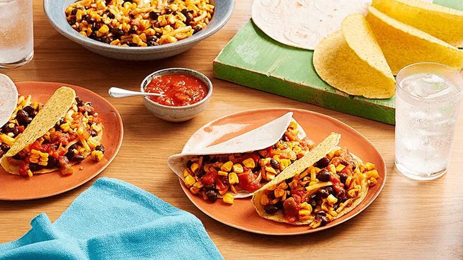 Classic Taco Recipe: Ground Beef or Chicken, Easy Mexican Dinner (PDF ...