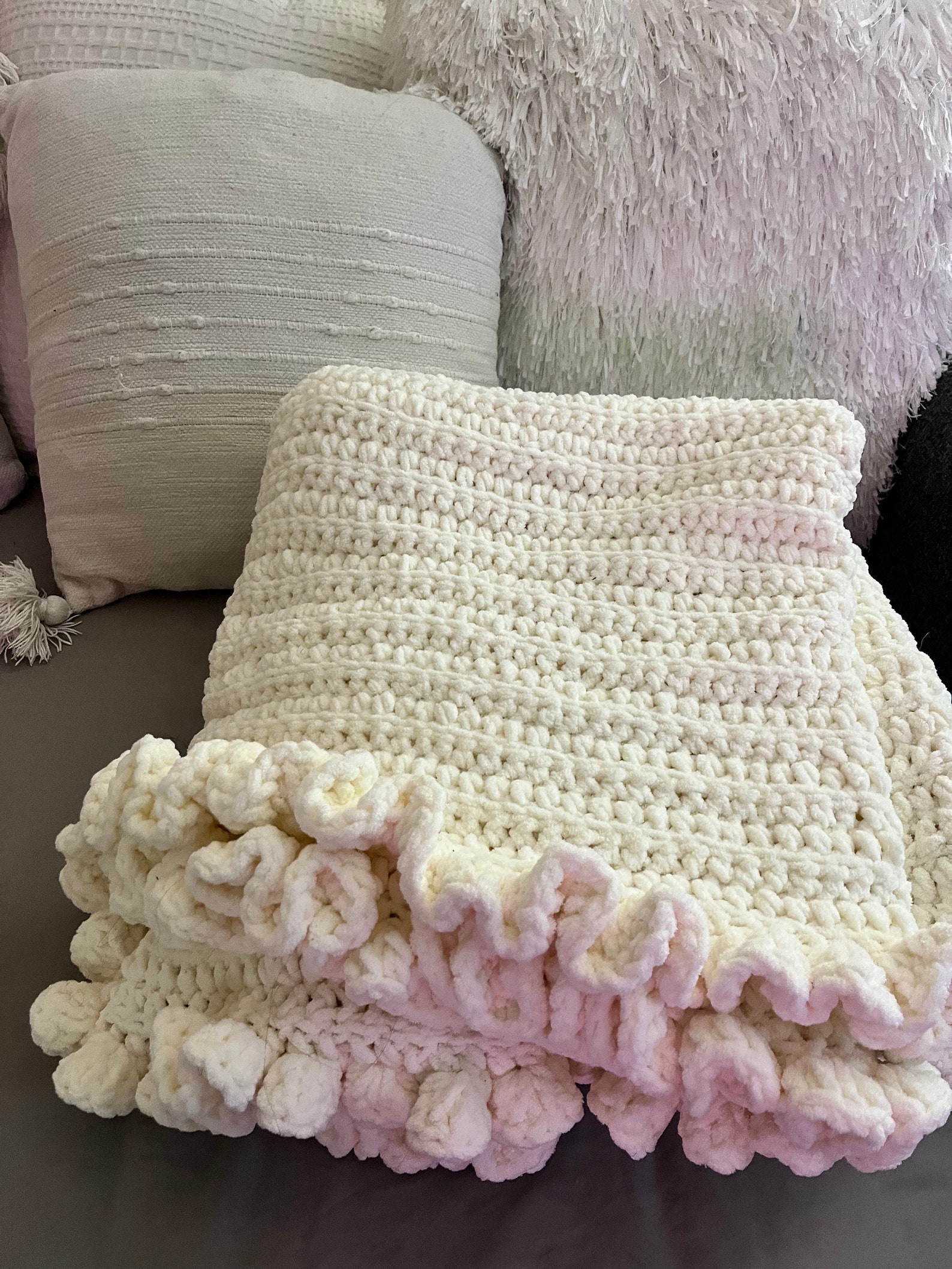 Handmade Crocheted Baby Blanket - Etsy
