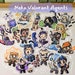 NEW CLOVE Cute Chibi Valorant Neko Stickers Glossy Vinyl Cute Animal ...