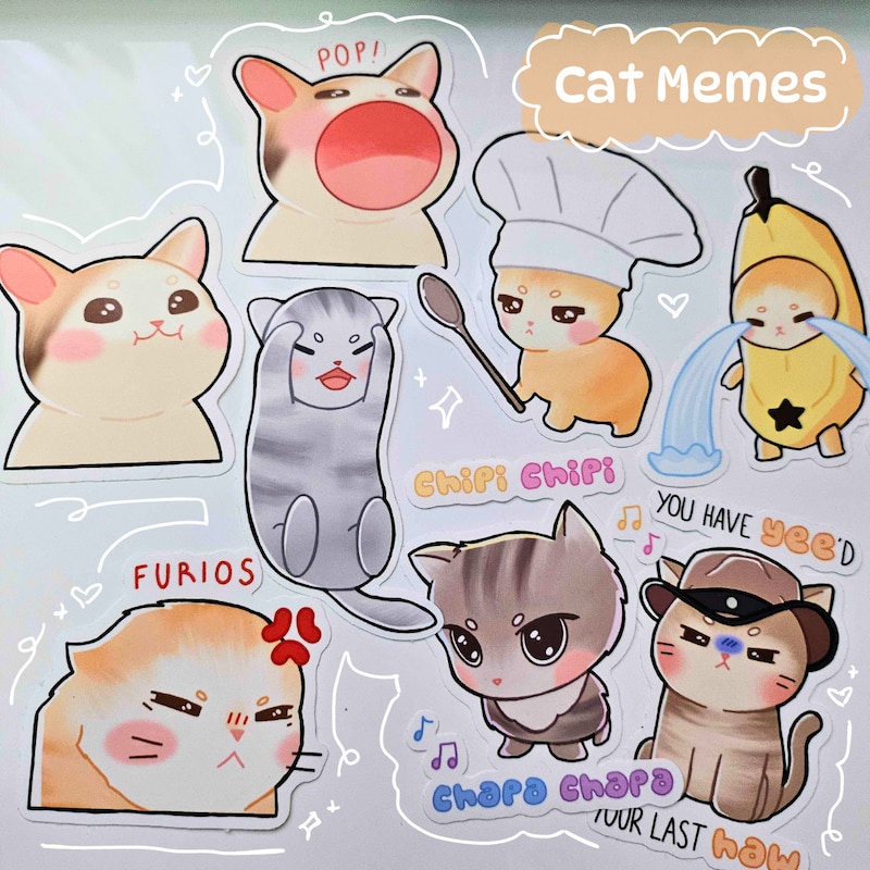 Tik Tok Meme Stickers - Etsy