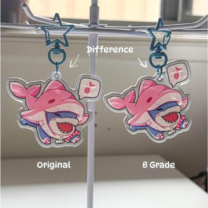 Marvel Rivals Jeff the Land Shark Acrylic Keychain - Etsy