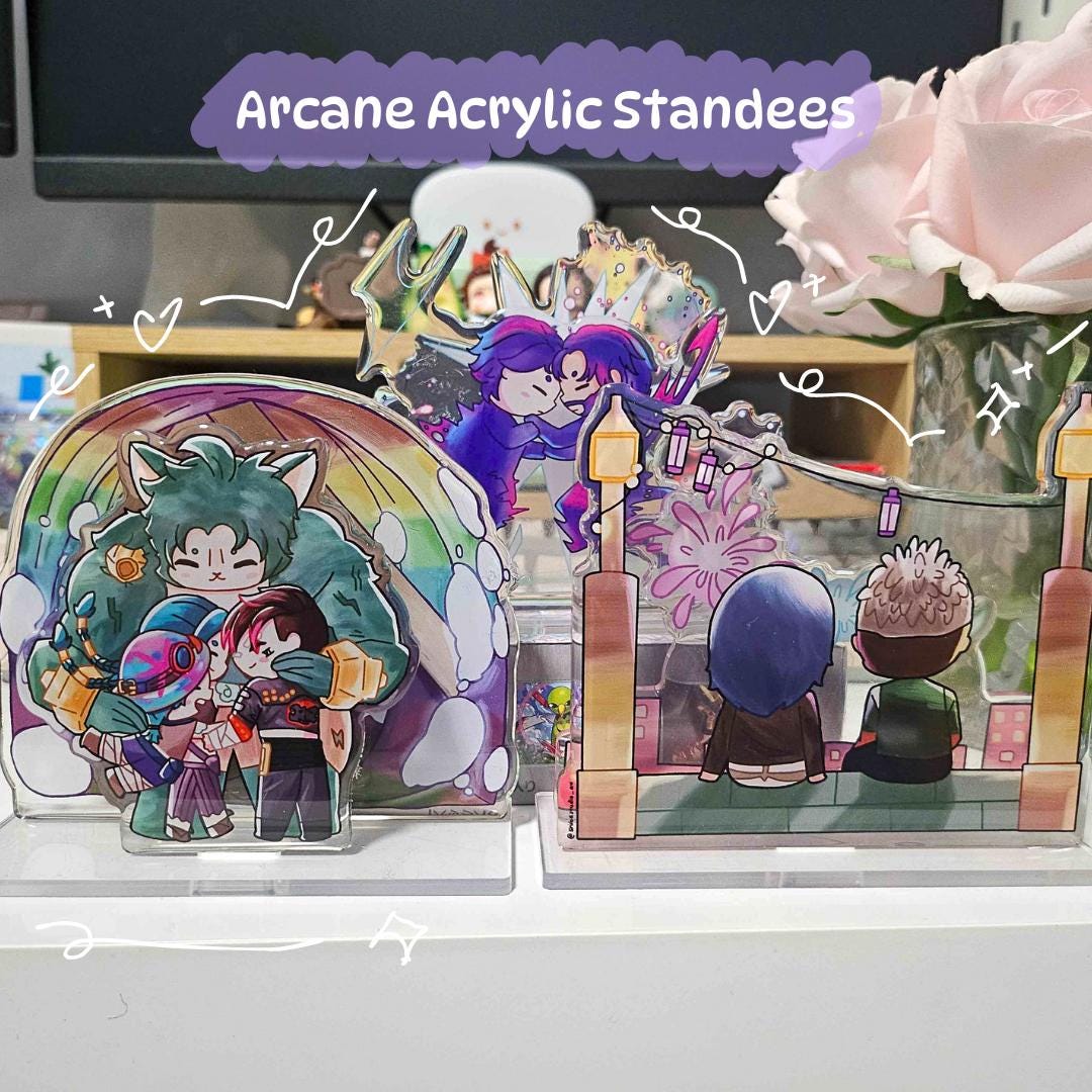 League of Legends Arcane Acrylic Stands - Etsy
