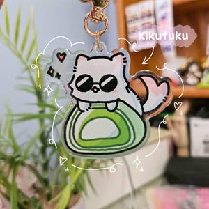 Jujutsu Kaisen Gojo Cat Acrylic Keychains - Etsy