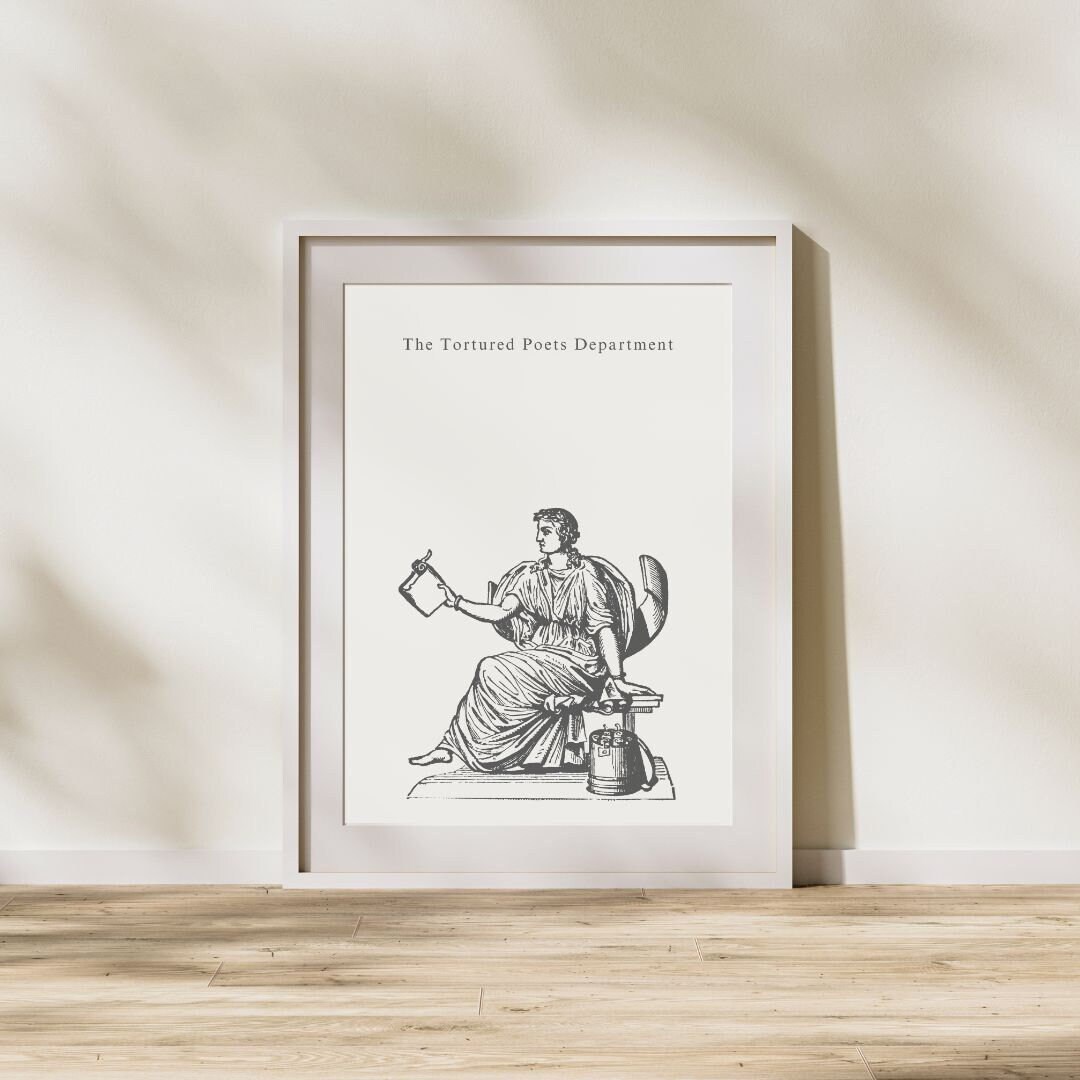 The Tortured Poets Department Poster, Poet Wall Art, Subtle Swiftie ...