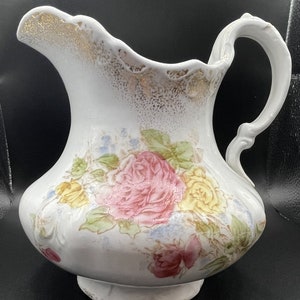 Set of 3 Pitchers Old Roses Patterns, Semi Porcelain Lovely - Etsy