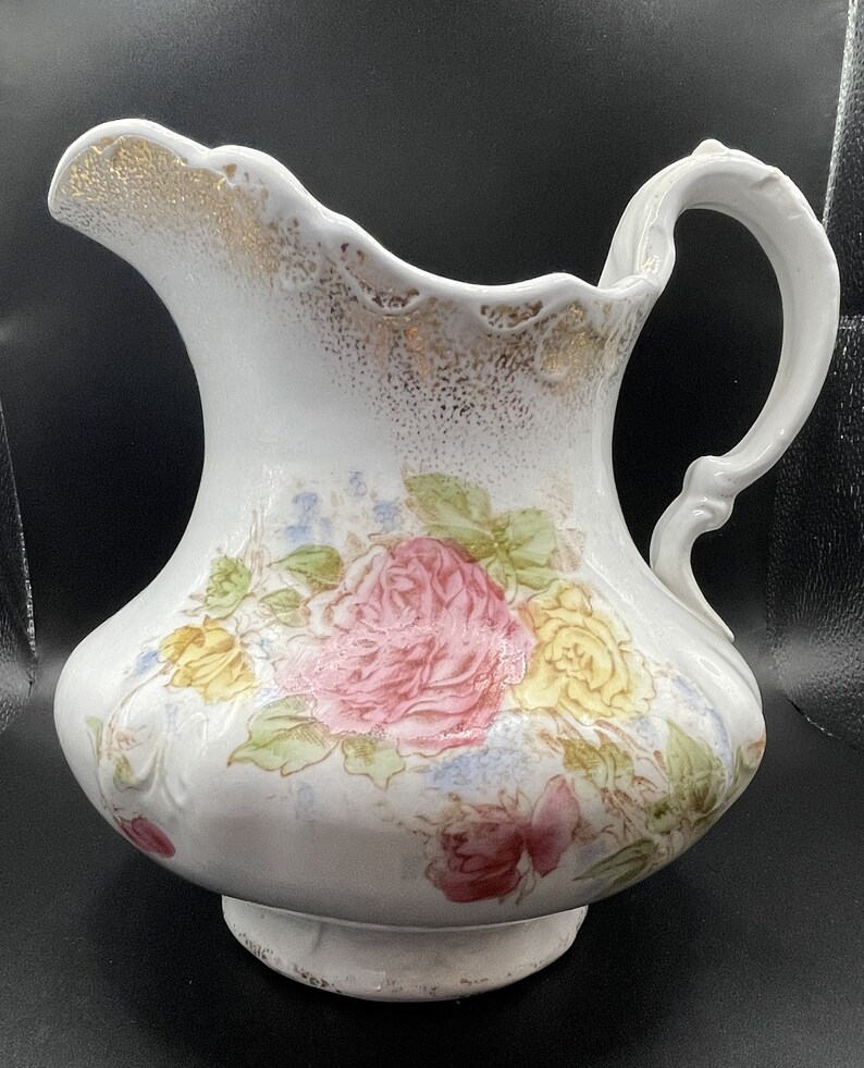 Set of 3 Pitchers Old Roses Patterns, Semi Porcelain Lovely - Etsy