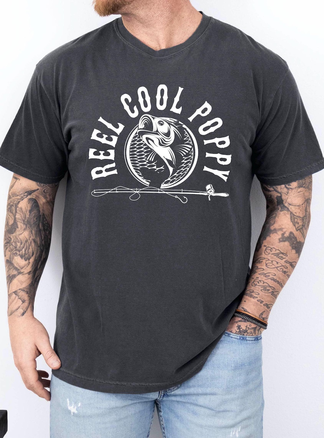 Reel Cool Poppy Comfort Colors Shirt, Fishing Poppy Shirt, Fisher ...