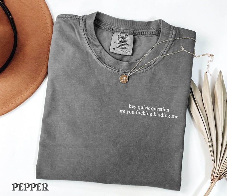 Hey Quick Question Humor Tee, Sarcastic T-shirt - Etsy
